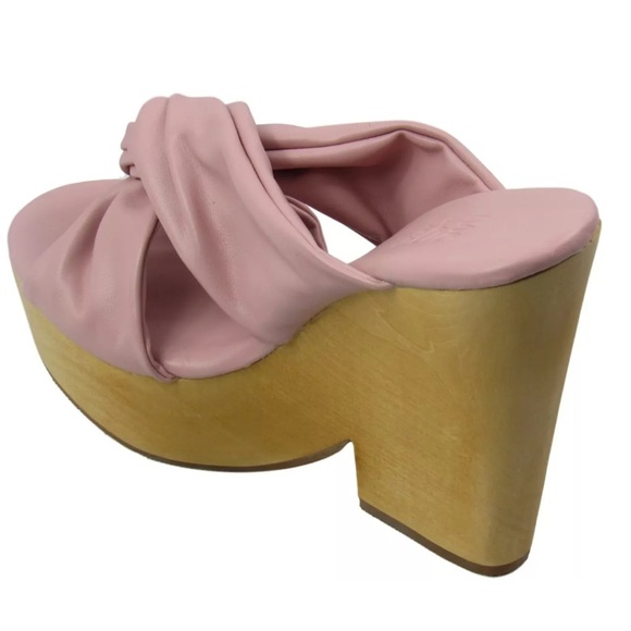 Mojo Moxy | Shoes | Mojo Moxy Platform Sandals Mally Pink Heels New ...